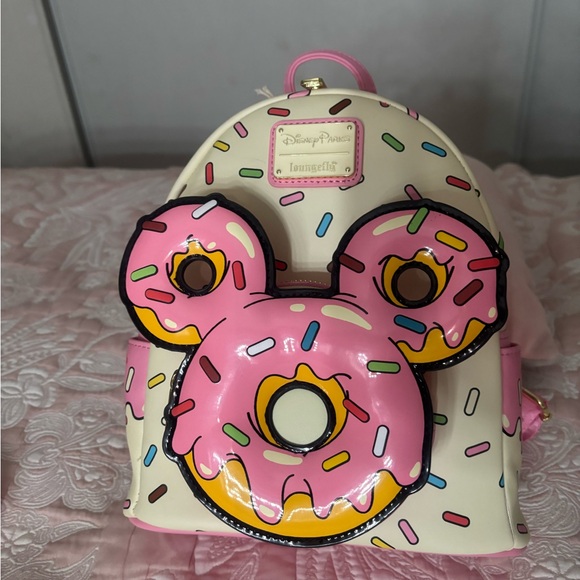 Loungefly | Bags | Loungefly Disney Princess Pink Donut Backpack | Poshmark